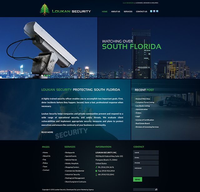 Security Company Website Design - Fort Lauderdale WEB DESIGN | Boca ... Security Company Website Design - Fort Lauderdale WEB DESIGN | Boca ...